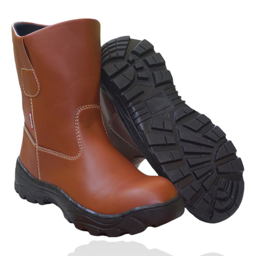 Jual GROSIR SEPATU SAFETY BOOT SEPATU UJUNG BESI MODEL KINGS | Shopee ...
