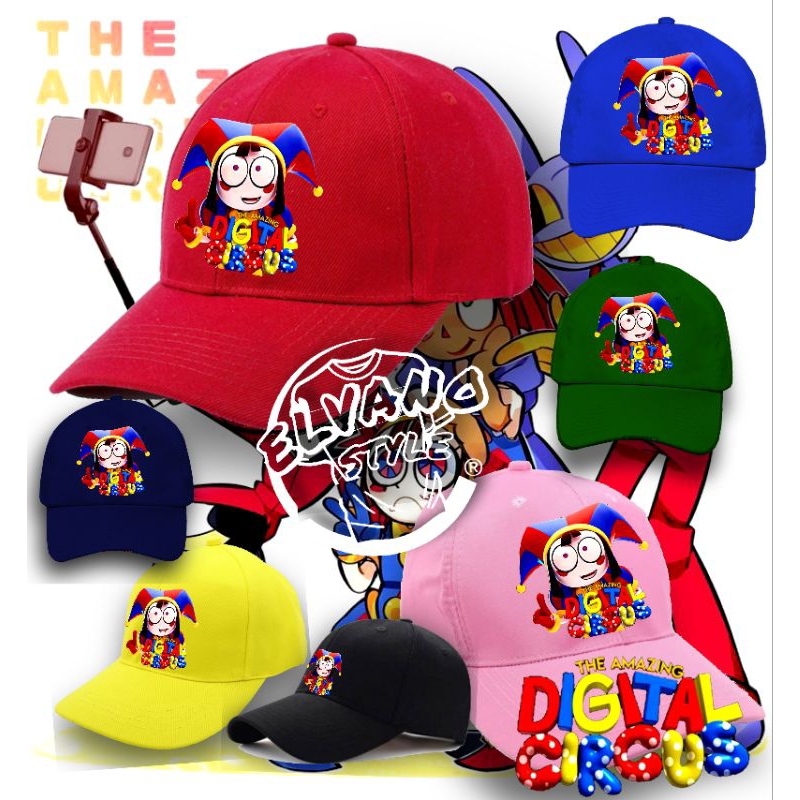 Jual Topi Anak Digital Circus Pomni untuk usia 3 sampai 12 thn | Shopee ...