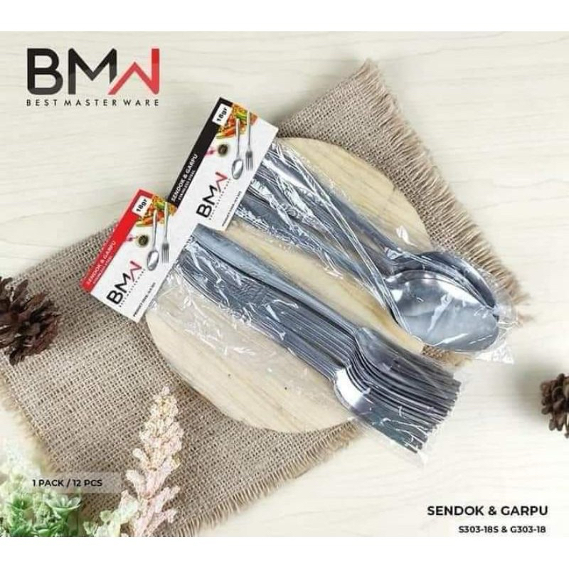Jual Sendok Makan Stainless BMW isi 12 pcs ( 1 Lusin) | Shopee Indonesia