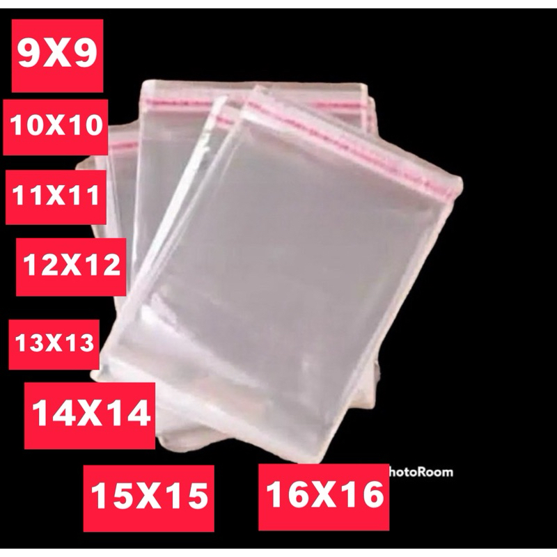 Jual Plastik OPP Roti Kopi Pie Seal Lem 9x9 10x10 11x11 12x12 13x13 14x14 15x15 16x16 Opp roti ...