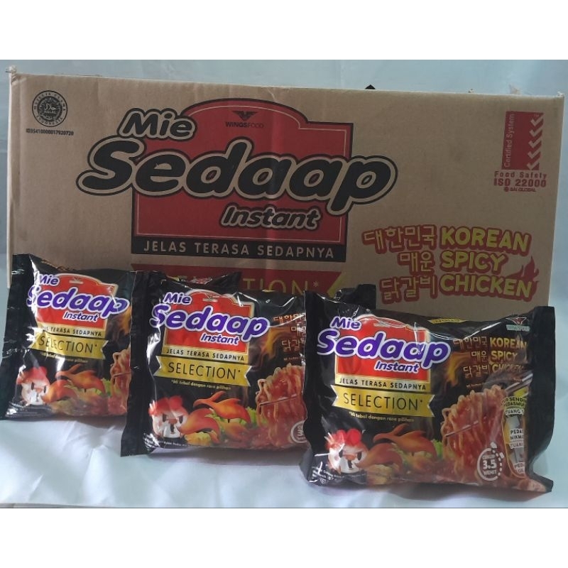 Jual SEDAAP MIE SELECTION KOREAN SPICY (5 pc) | Shopee Indonesia