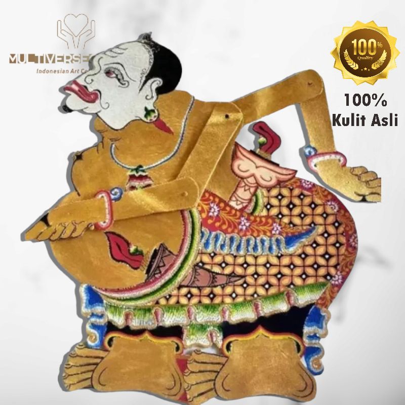 Jual Wayang Alusan Kulit Sapi ASLI Semar Kualitas Alusan 60cm Ukuran ...
