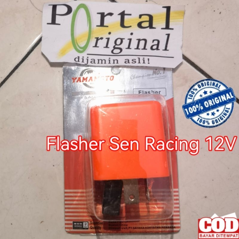 Jual Flasher sen Racing 12V stelan LED universal flaser sein reting ...