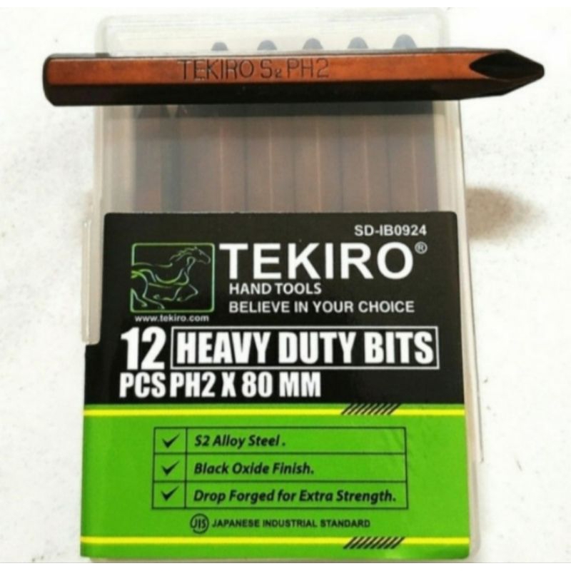 Jual TEKIRO MATA OBENG KETOK PH2 × 80MM MATA OBENG KETOK 1PCS PH2 ...