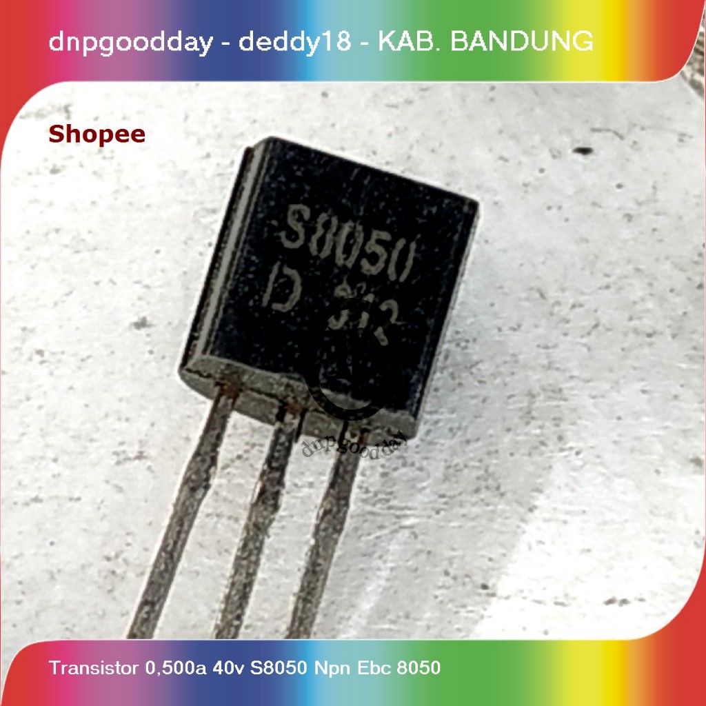 Jual transistor 0,500a 40v s8050 npn ebc 8050 | Shopee Indonesia