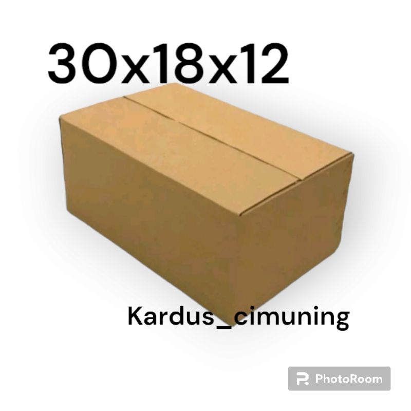 Jual kardus box packing 30x18x12 | Shopee Indonesia