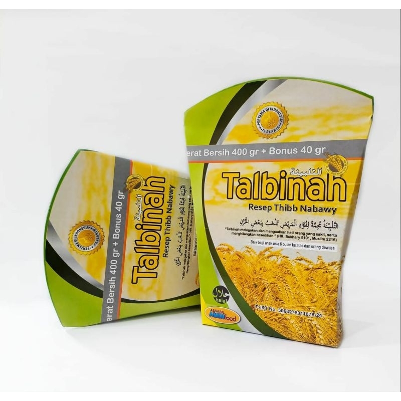 Jual Talbinah Resep Thibb Nabawy 400+40gr Tepung Gandum Talbinah ...