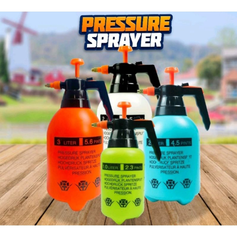 Jual PRESSURE SPRAYER 2 LITER/BOTOL SPRAY SEMPROTAN POMPA MANUAL(Warna ...