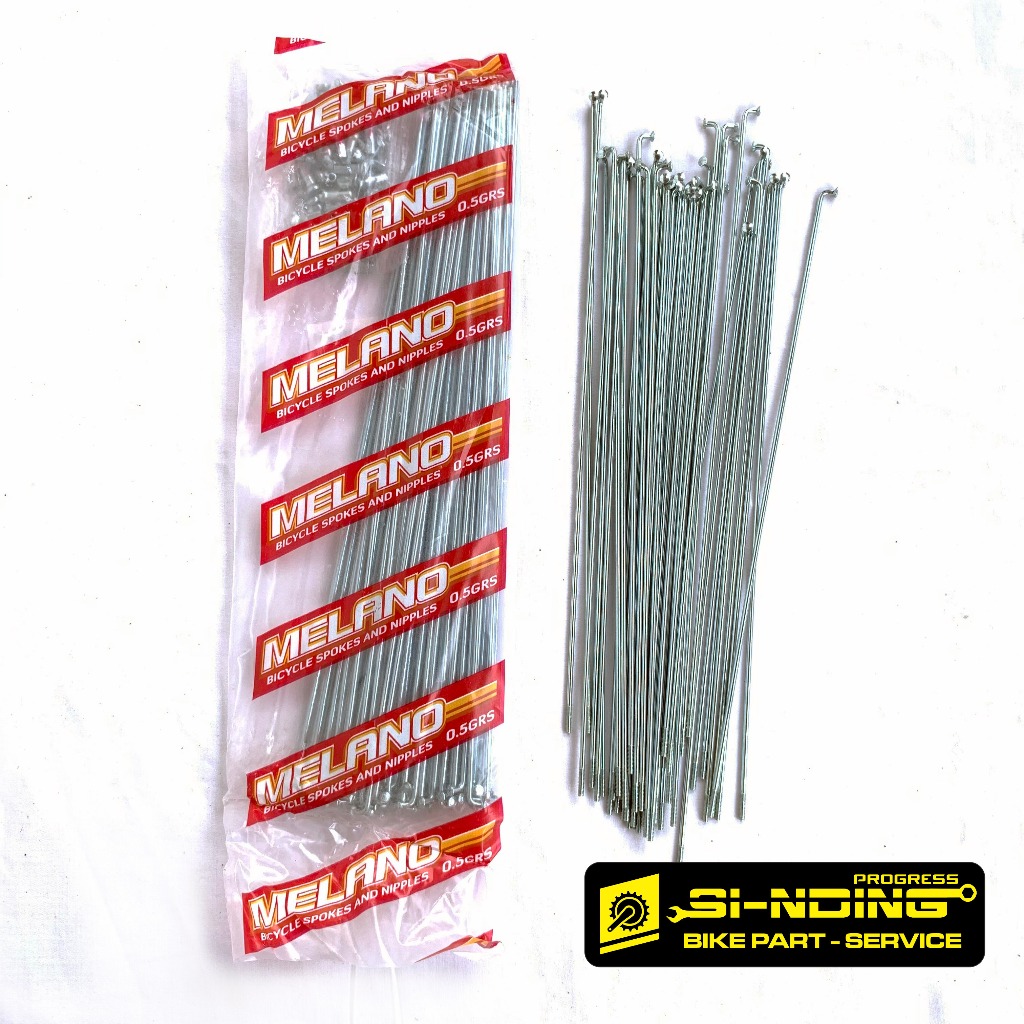 Jual Melano Ruji Sepeda 1 Roda isi 36 Spoke 14 X 262 mm Jari Jari Roda ...