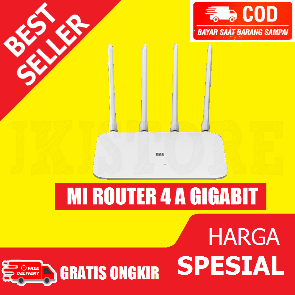 Jual XIAOMI MI ROUTER 4C 4A GIGABIT EDITION Dual Core 4 Antena Giga ...