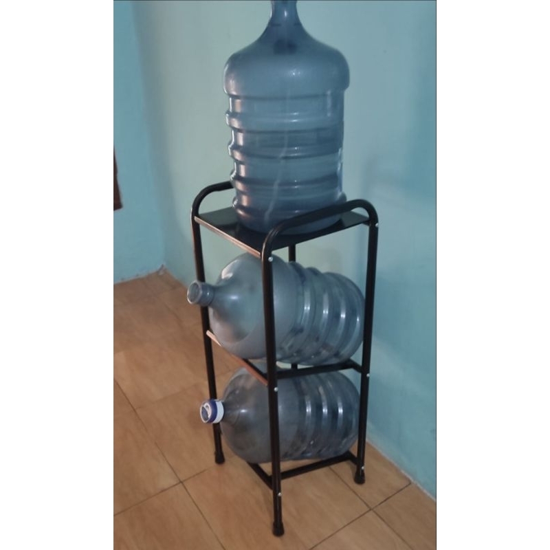 Jual Rak galon 3 susun Plat/Dispenser/galon/magic com | Shopee Indonesia