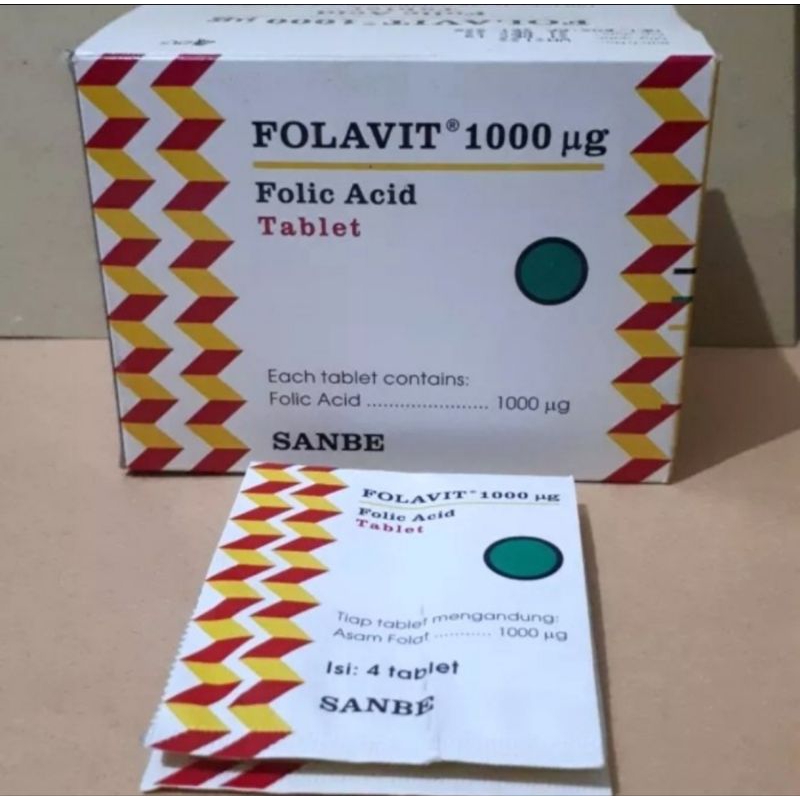Jual FOLAVIT 1000 MG STRIP 4 TABLET | Shopee Indonesia