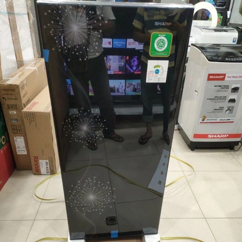 Jual SHARP KULKAS 1 PINTU SJ-X197 W-DW DOUBLE FREEZER | Shopee Indonesia