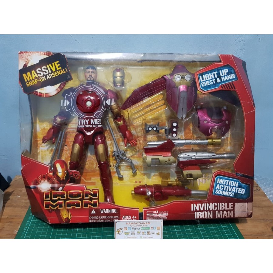 Jual HASBRO ORIGINAL IRONMAN IRON MAN SNAP ON ARSENAL MASSIVE DC MARVEL ...