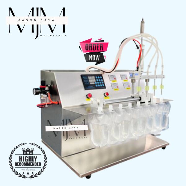 Jual Mesin Filling Semi Auto Pre-Made Bag Liquid Filling Machine ...