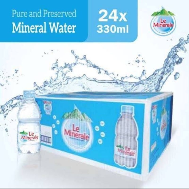 Jual LE MINERALE MINI 330ML ISI 24 PCS | Shopee Indonesia