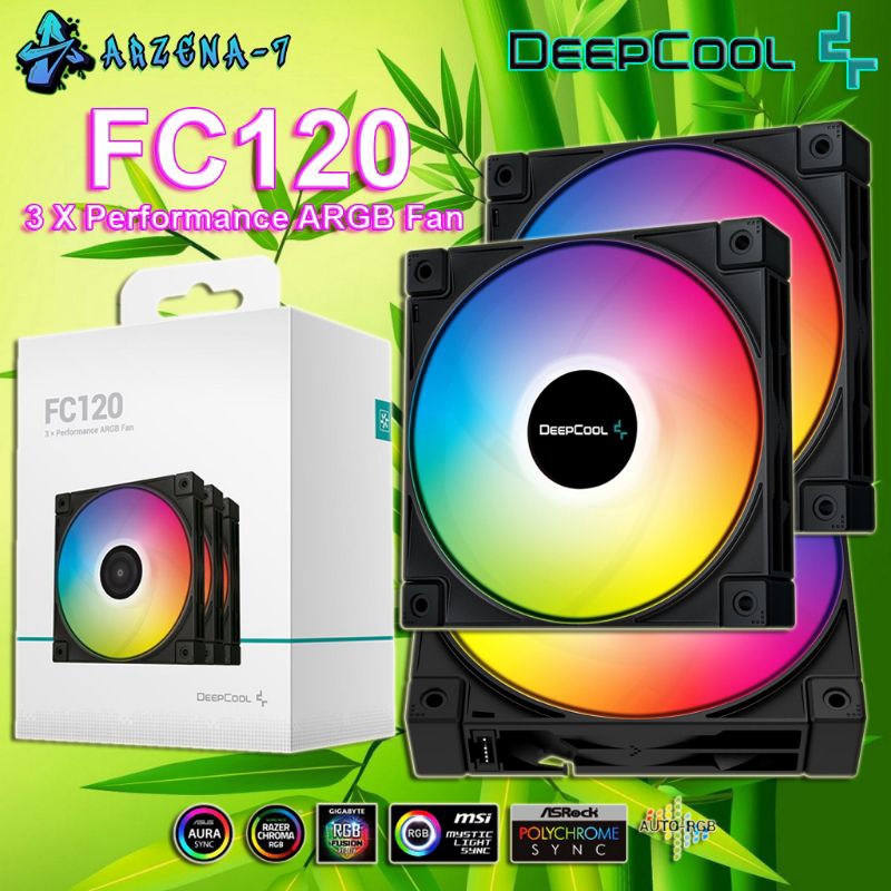 Jual Fan Casing / Cooler Fan Casing Deep Cool FC120 ( 3x Fan ) | Shopee ...