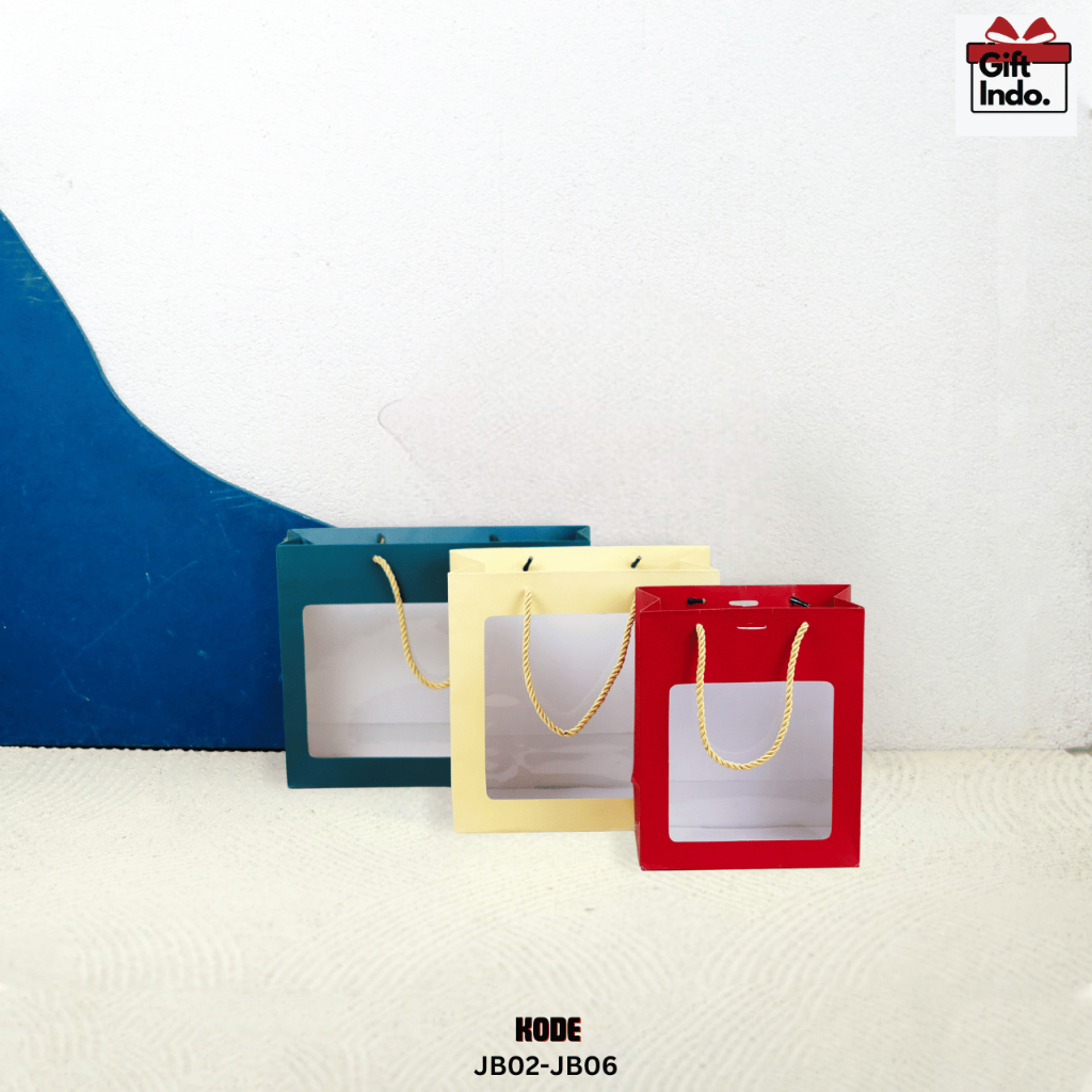 Jual Paperbag Mika Transparan / Paperbag Tali / Paperbag Mika / Paper ...