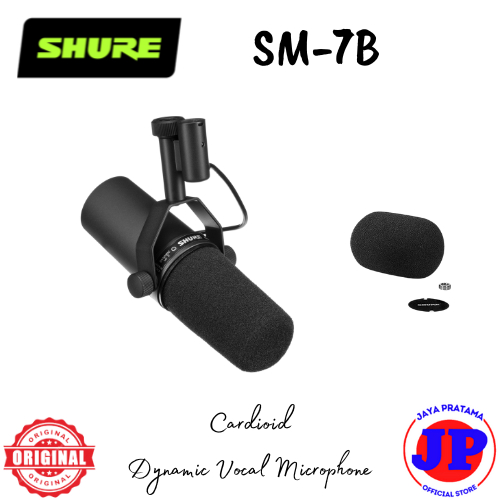 Jual Mic Shure SM7B Dynamic Cardioid Vocal Microphone Original SM-7B ...