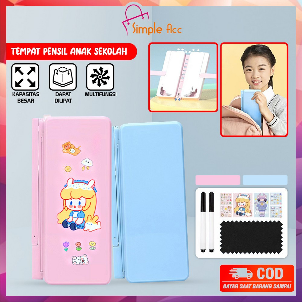 Jual DO-A73 Tempat Pensil 2IN1 Multifungsi dengan Tatakan Buku dan ...