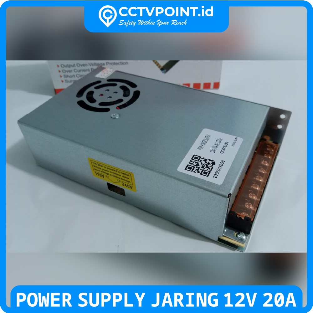 Jual Power Supply 12V 20A 20 Ampere DC adaptor 12V 20A | Shopee Indonesia