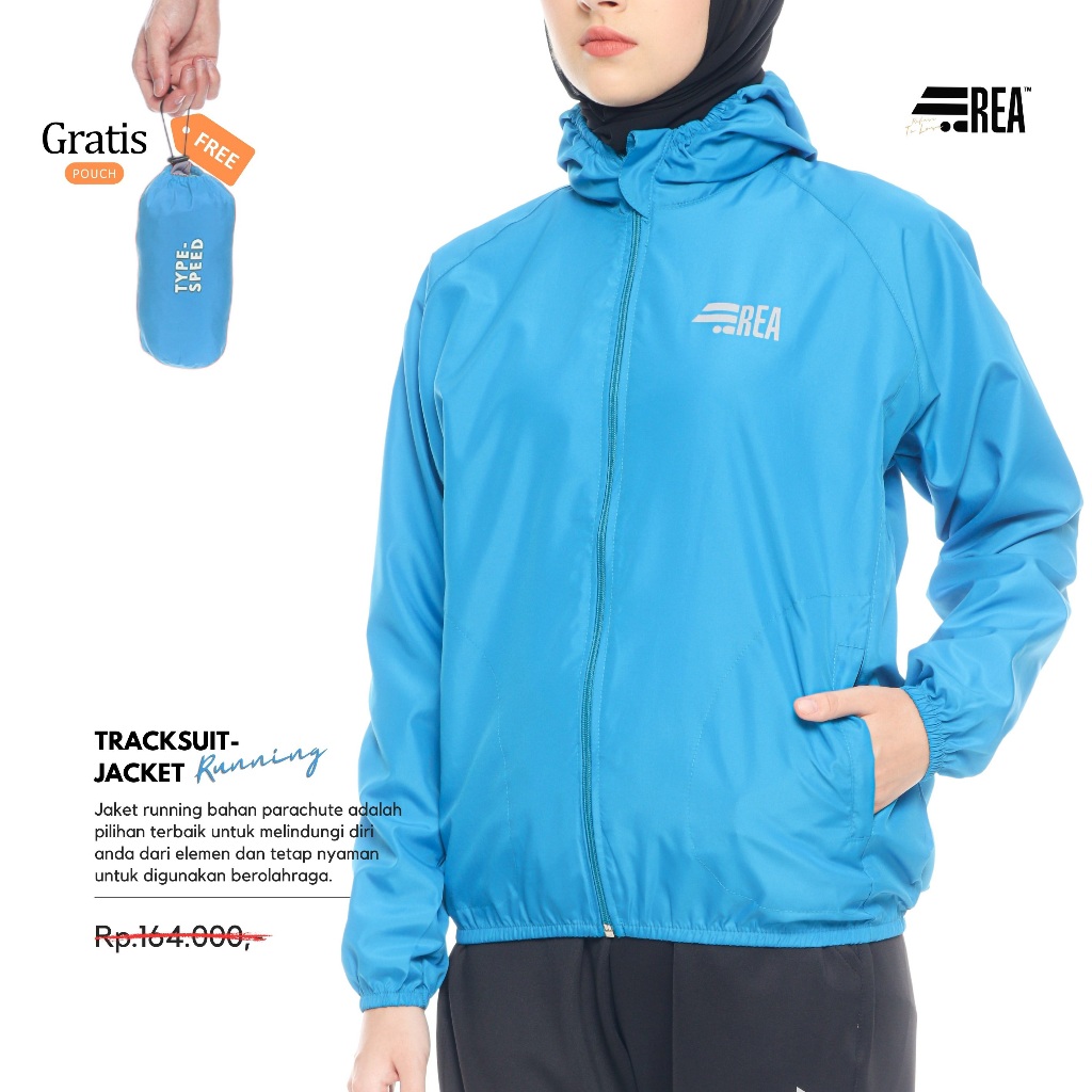 Jual REA ACTIVEWEAR - Jaket Parasut Running Olahraga Windrunner ...