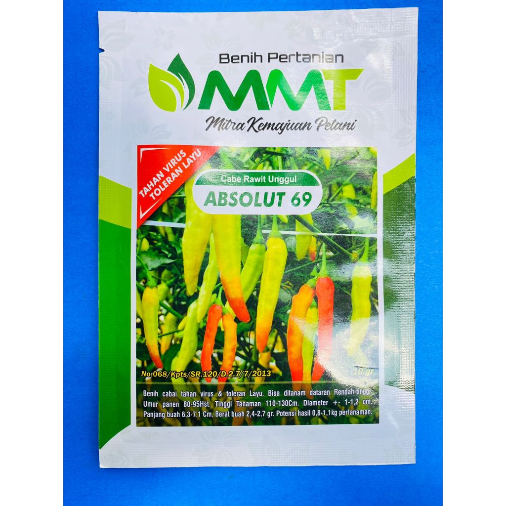 Jual Benih cabai rawit ABSOLUT 69 isi 10gr dari MMT | Shopee Indonesia