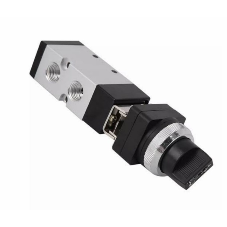 Jual Mechanical Valve Push Button Pneumatic 5/2 1/4" | Shopee Indonesia