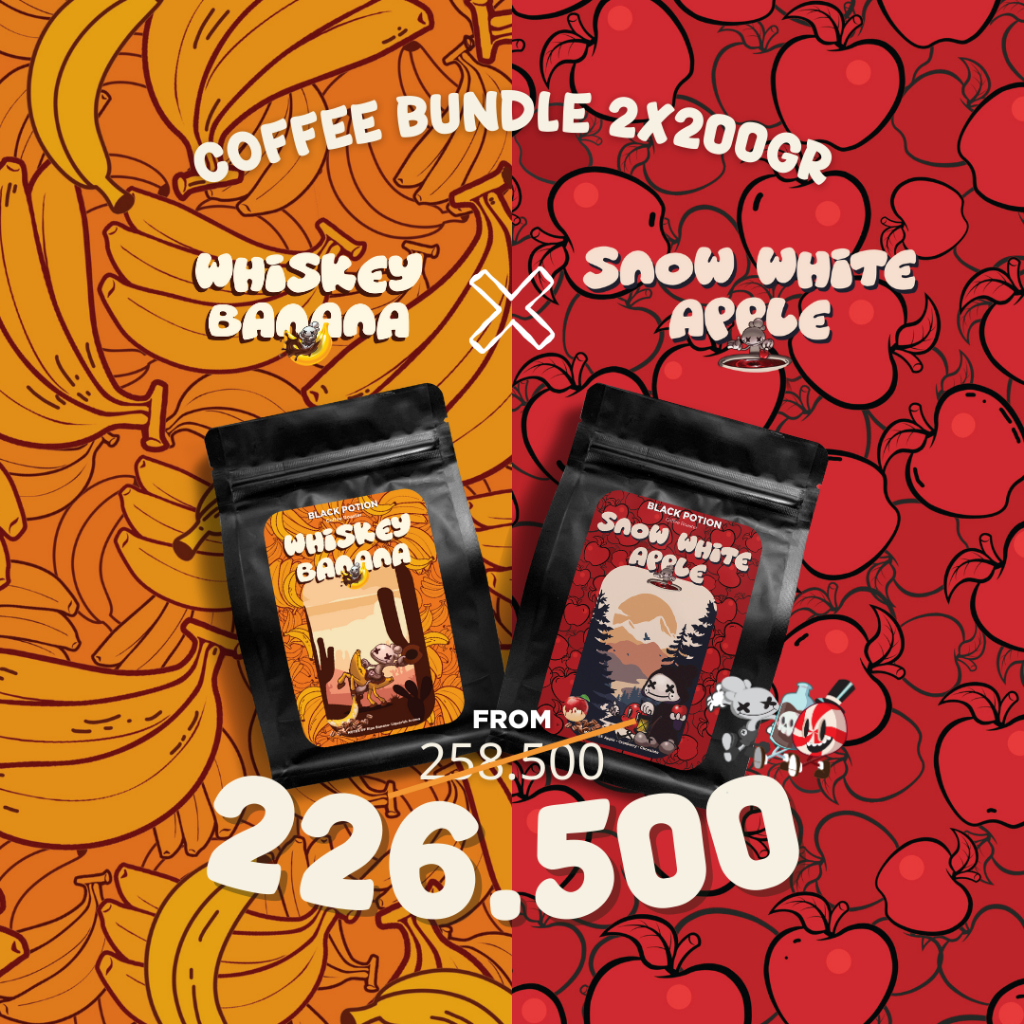 Jual Coffee Bundle (2x 200 gram) roasted beans specialty coffee biji ...