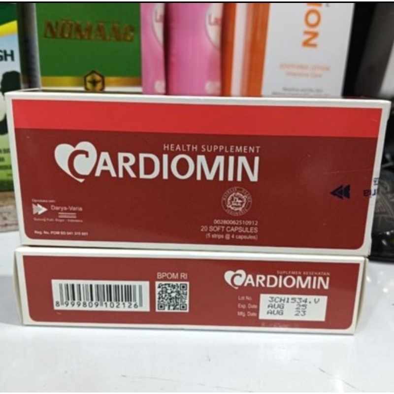 Jual CARDIOMIN BOX 20 KAPSUL | Shopee Indonesia