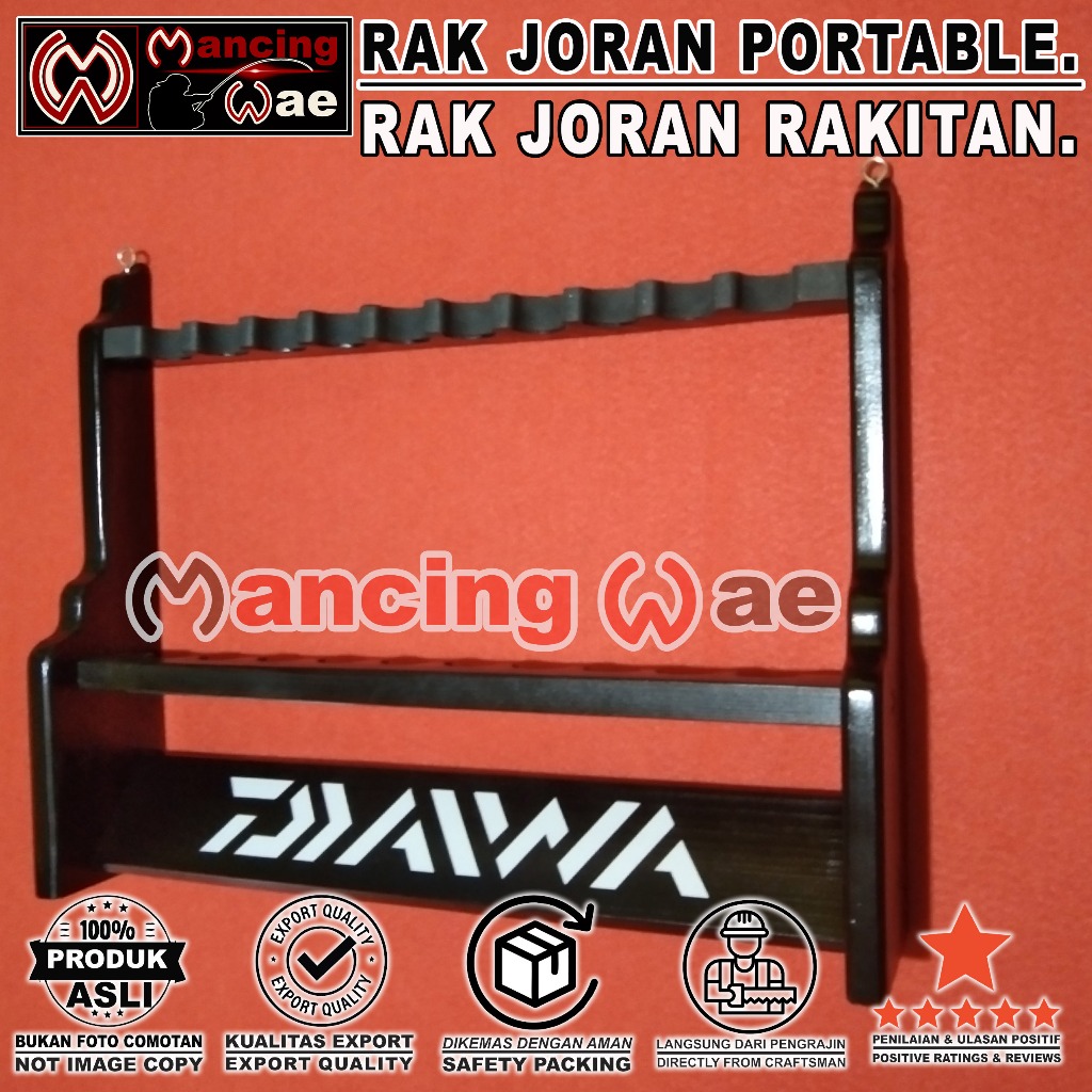 Jual RAK PANCING PORTABLE. / ROD RACK / STICKBILLIARD / STICK GOLF ...