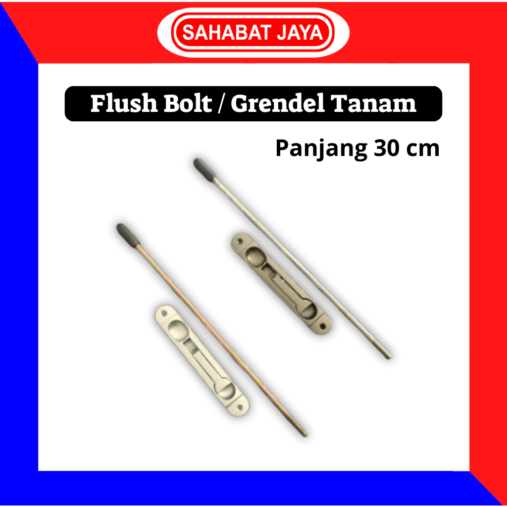 Jual Flush Bolt Slot Pintu Grendel Tanam Aluminium | Shopee Indonesia