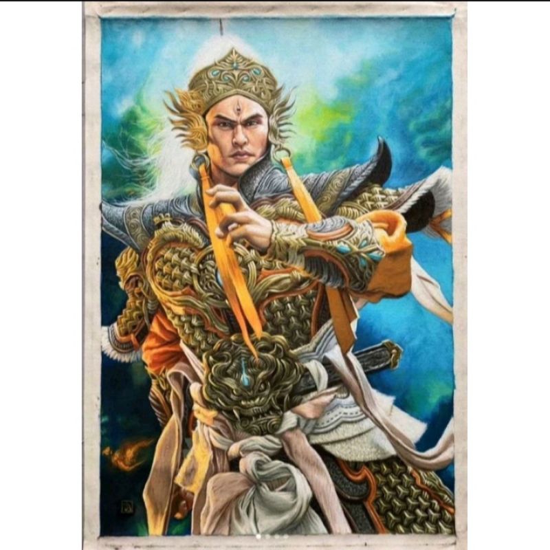 Jual Lukisan cetak jendral Mandarin er Shin plus bingkai ukuran 65×45 ...