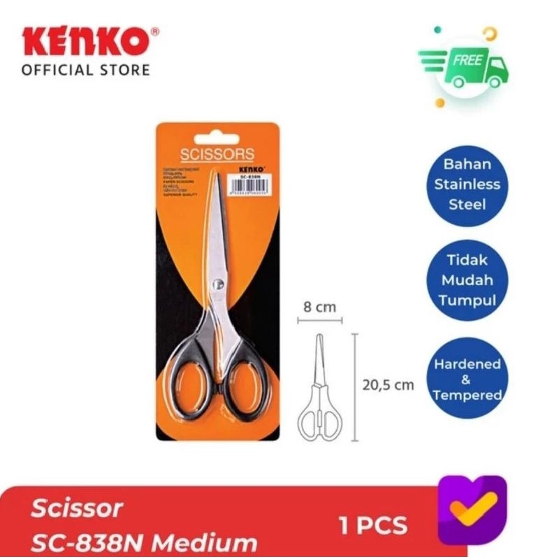 Jual Gunting/Scissors 838 Kenko ( 1pcs ) | Shopee Indonesia