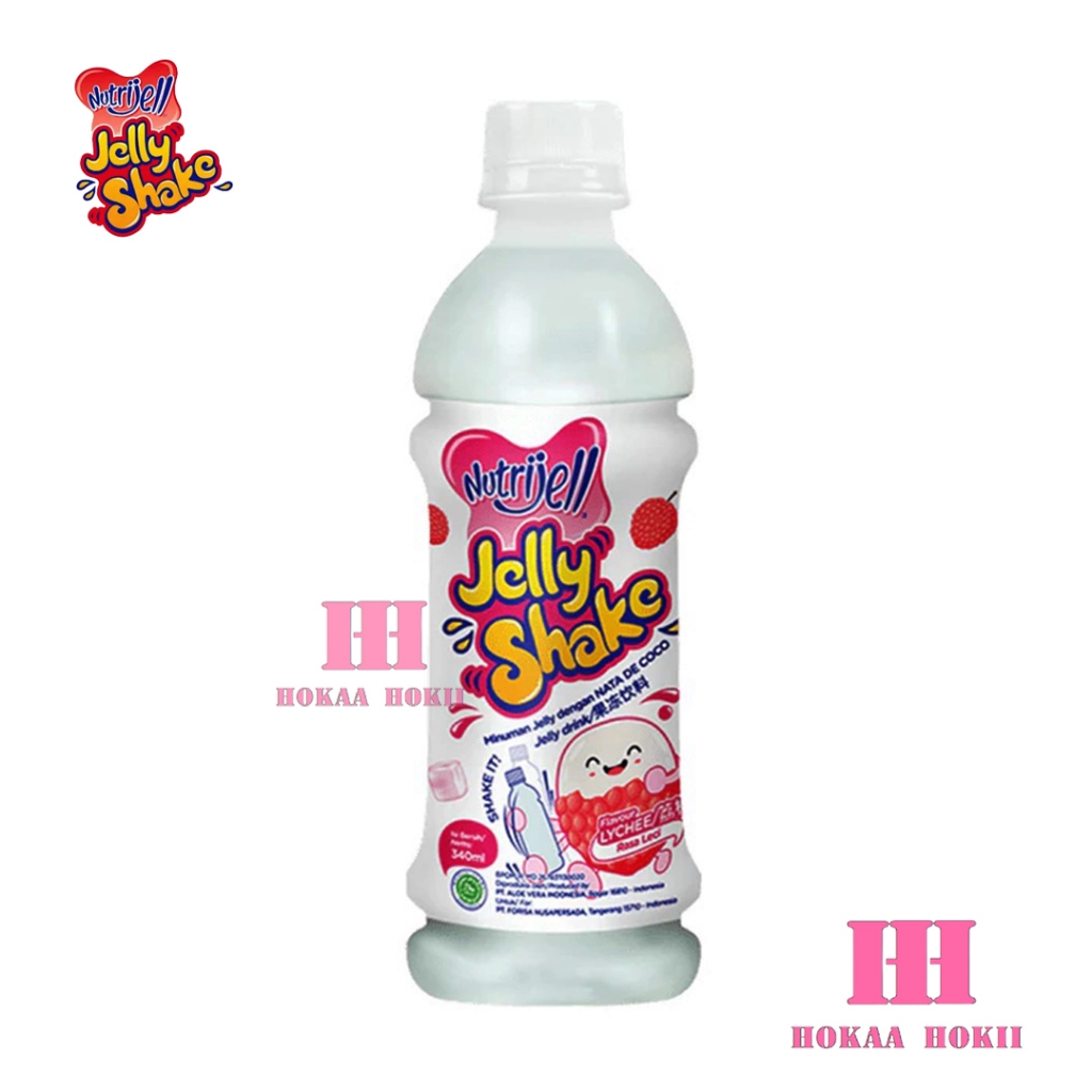 Jual Nutrijell Jelly Shake Minuman Jelly Rasa Lychee 340ml | Shopee ...