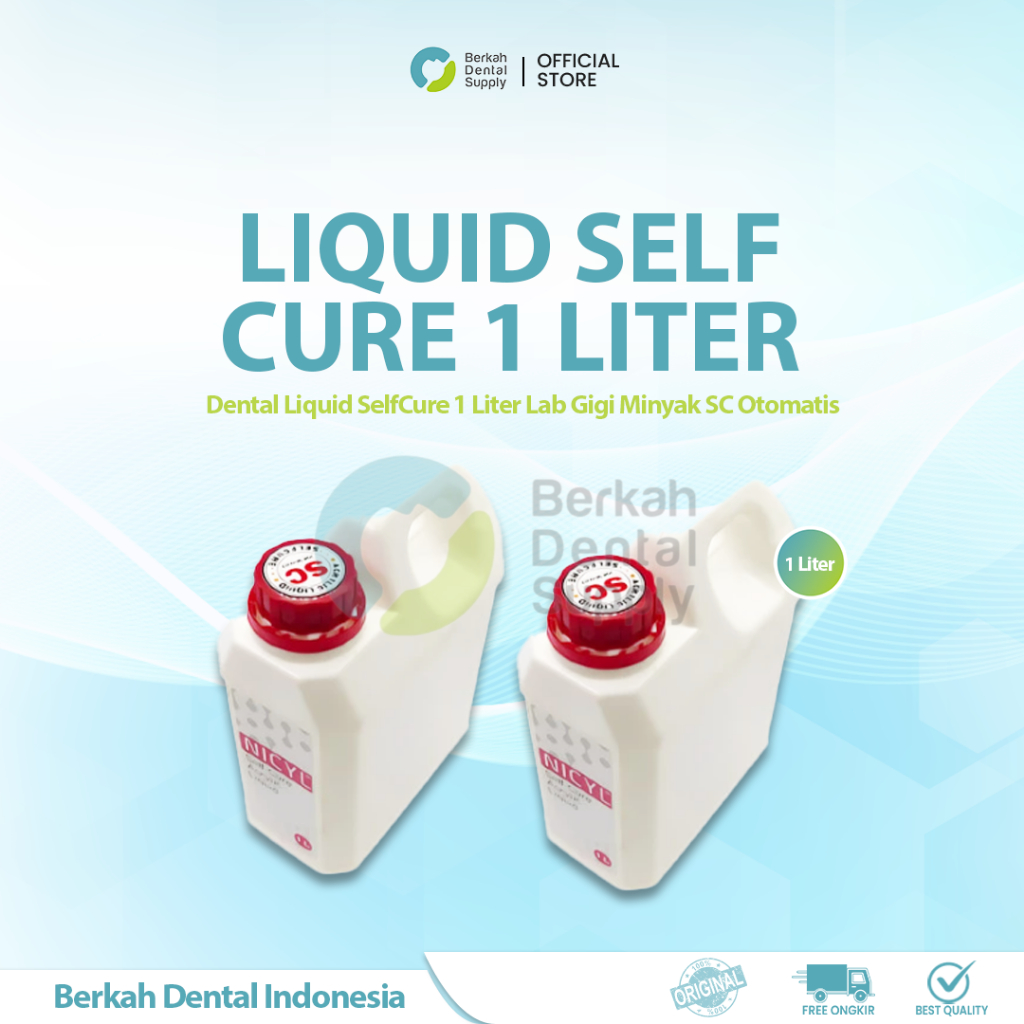 Jual Dental Liquid Self Cure 1 Liter Lab Gigi MInyak SC Otomatis ...