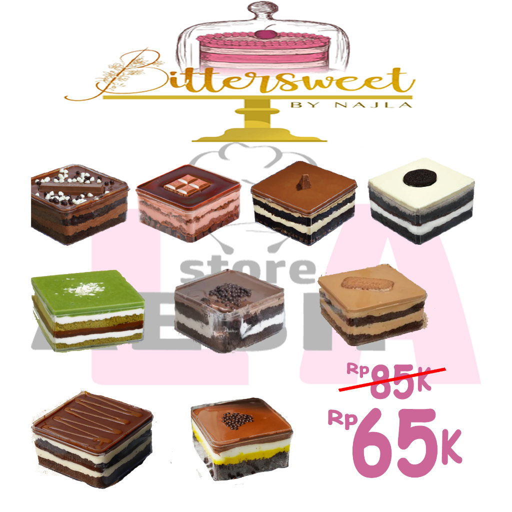 Jual DESSERT BOX BITTERSWEET BY NAJLA ALL VARIAN | Shopee Indonesia