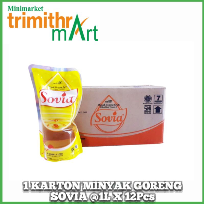 Jual 1 Karton Minyak Goreng Sovia @1000ML X 12Pcs | Shopee Indonesia