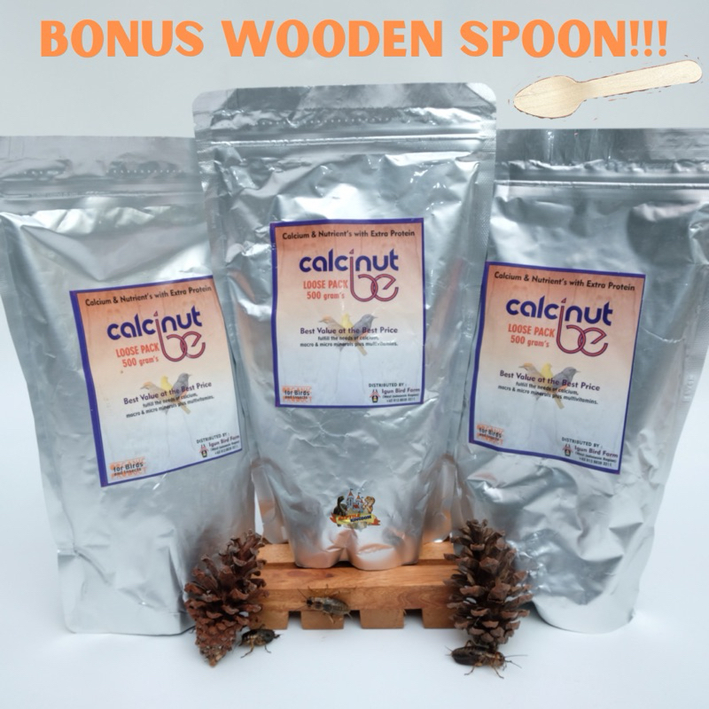 Jual Calcinut BE Loose Pack 550Gr / Kalsium Burung / Calcium ...