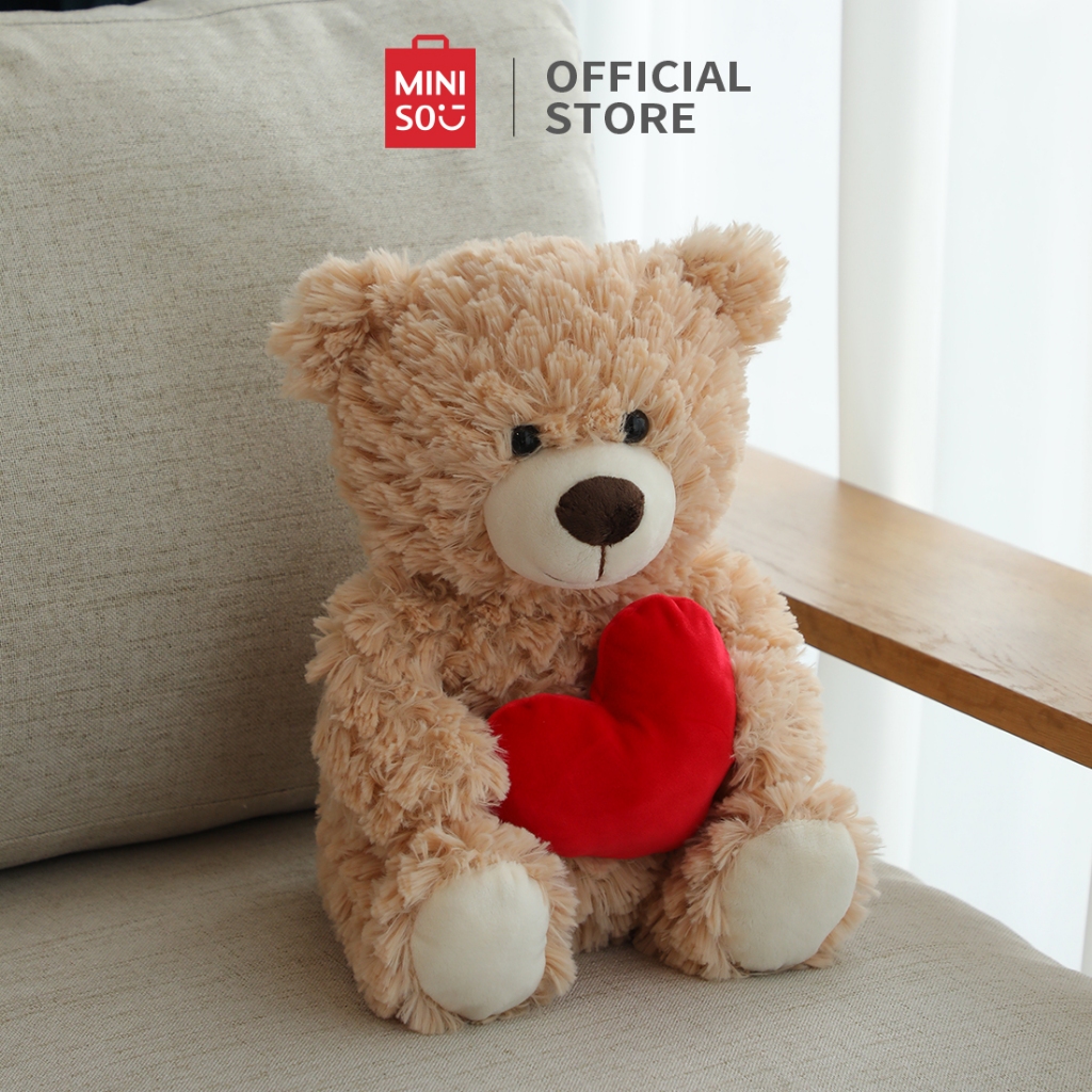 Jual MINISO Boneka Kado Wisuda Little Bear Plush Toy Valentine's Day ...