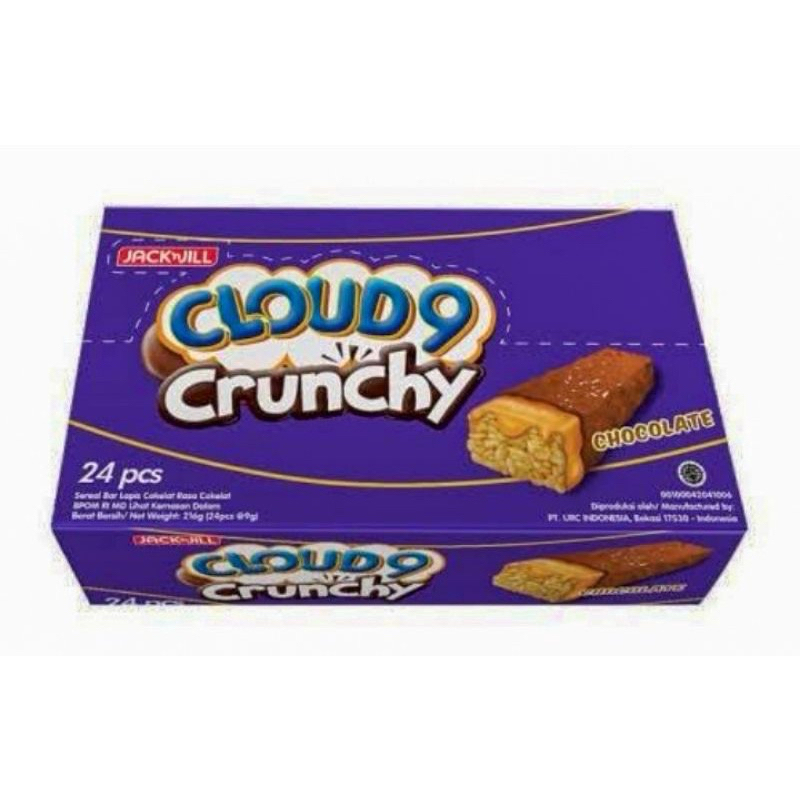 Jual CLOUD 9 Crunchy Chocolate BOX ISI 24PCS | Shopee Indonesia