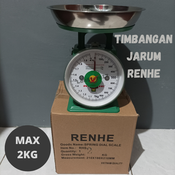 Jual Timbangan Duduk Jarum RENHE 2KG | Shopee Indonesia