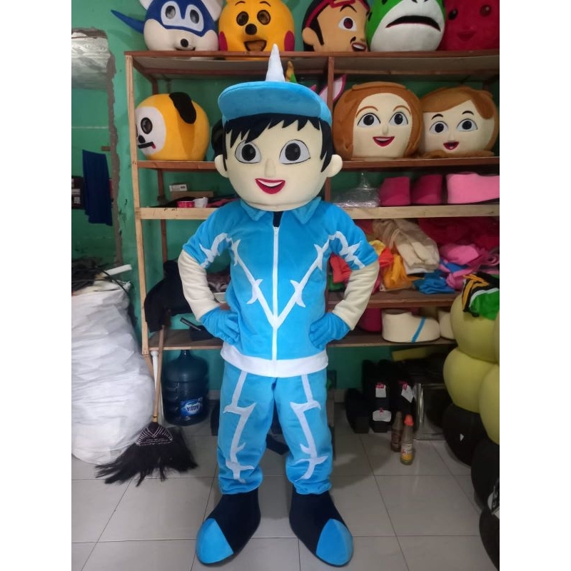 Jual kostum badut boboiboy biru air #termurah #KostumbadutBoboiboy # ...