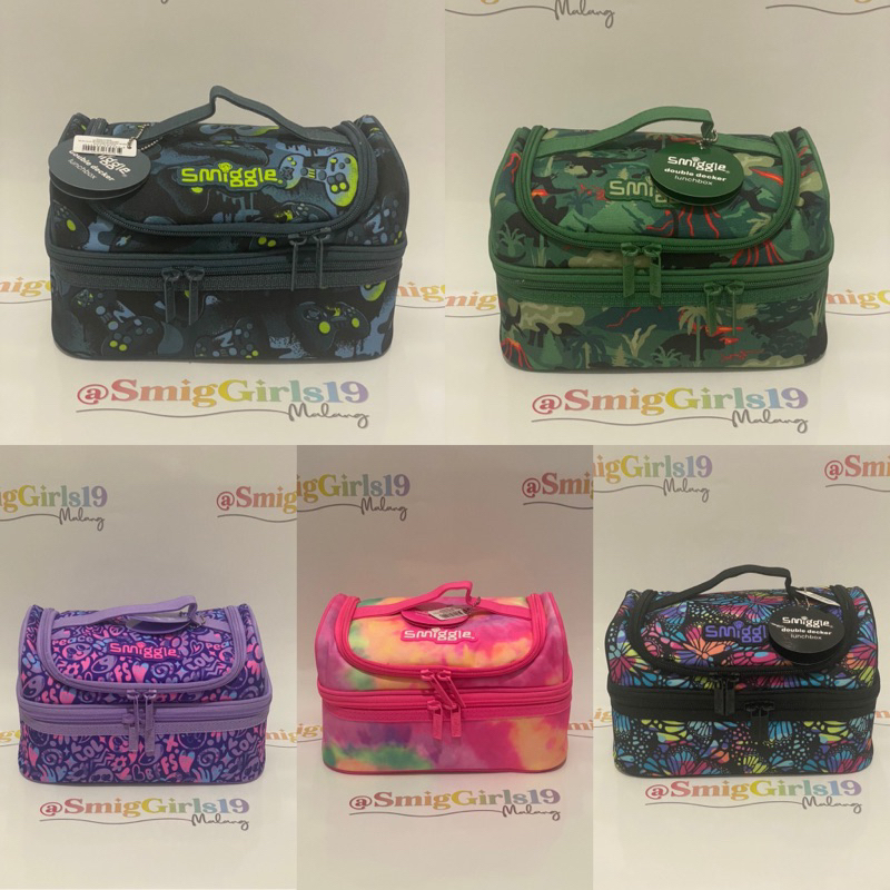 Jual Smiggle Lunch Box Double Decker Vivid | Shopee Indonesia