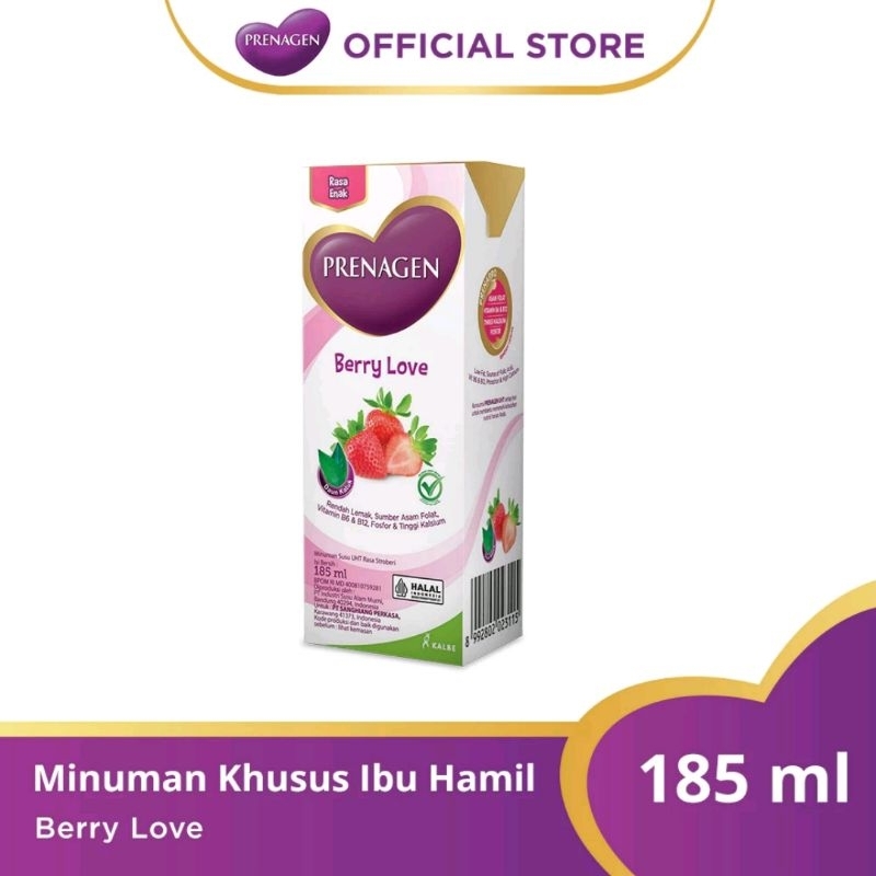 Jual Susu Ibu Hamil | Prenagen Mom UHT 185 ml berry love | Shopee Indonesia
