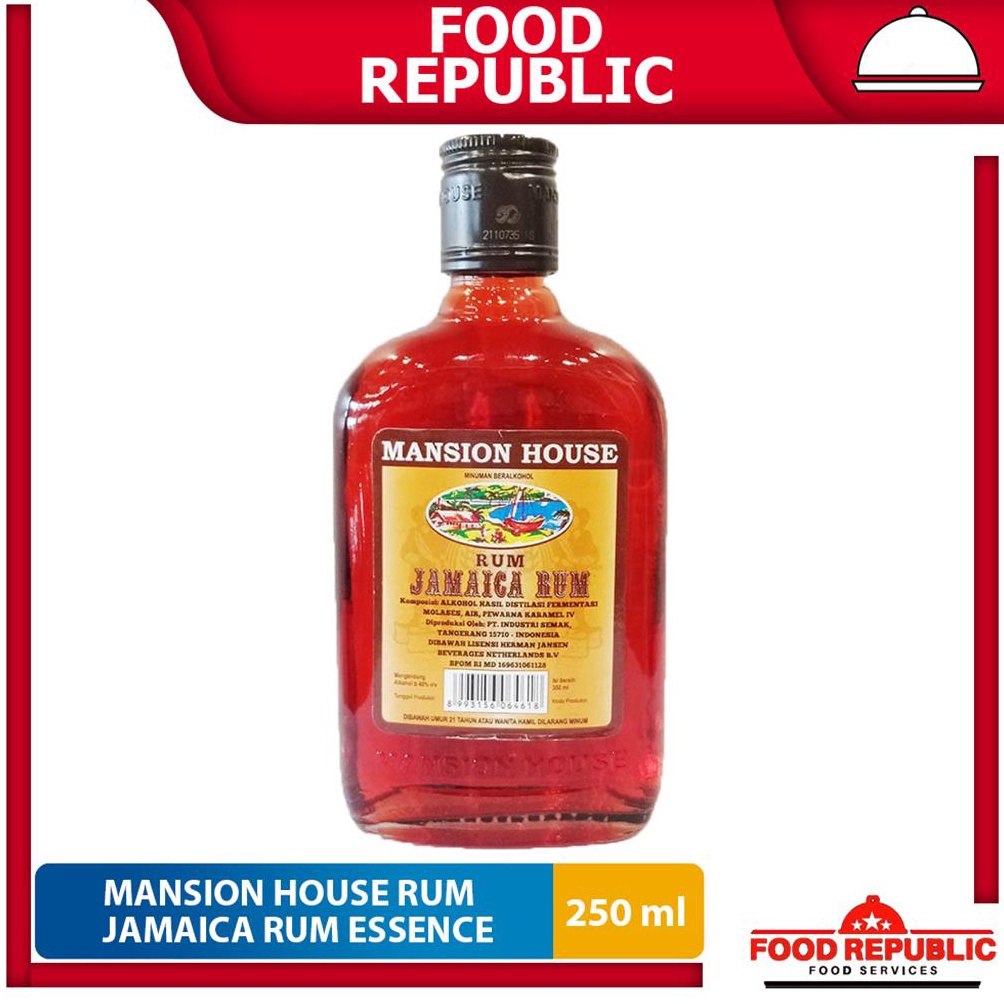 Jual Terk!ni RUM ESSENCE 250 ML - JAMAICA RUM MANSION HOUSE BAHAN KUE ...