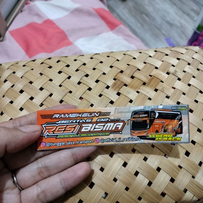 Jual STICKER BUS TELOLET BASURI/OM TELOLET STIKER SATURN Armageddon ...