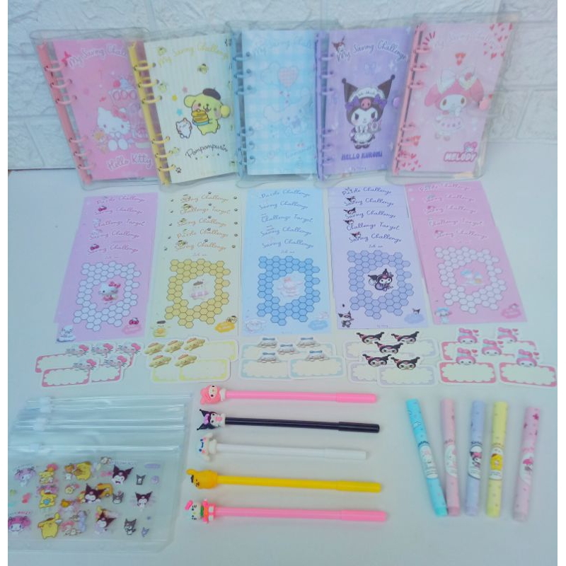 Jual Paket Binder Nabung SANRIO SERIES | Shopee Indonesia