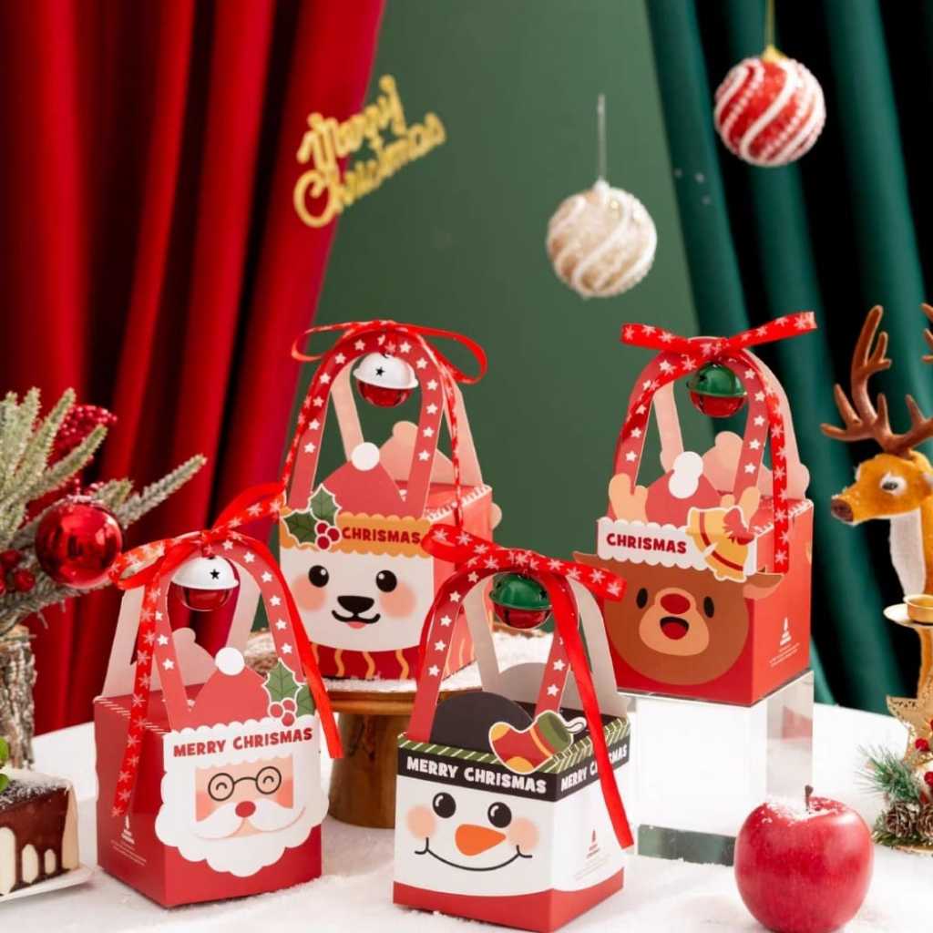 Jual ARCHIE | Kotak Cookies Permen Natal Christmas Mini Box Dus 1 ...