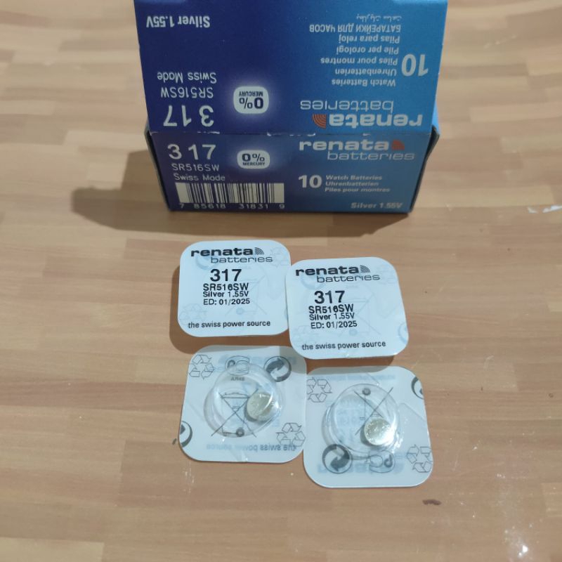 Jual batrei RENATA 317 ORIGINAL harga perbiji | Shopee Indonesia